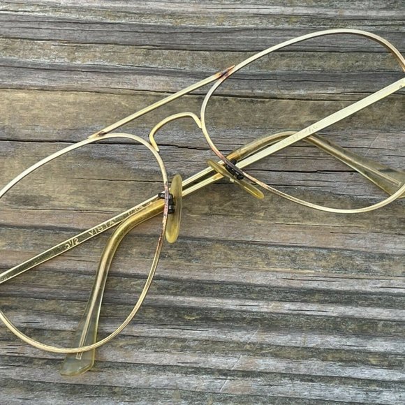 Accessories | Vintage Eyeglassessunglasses Gold Tone Men Glasses Frame ...